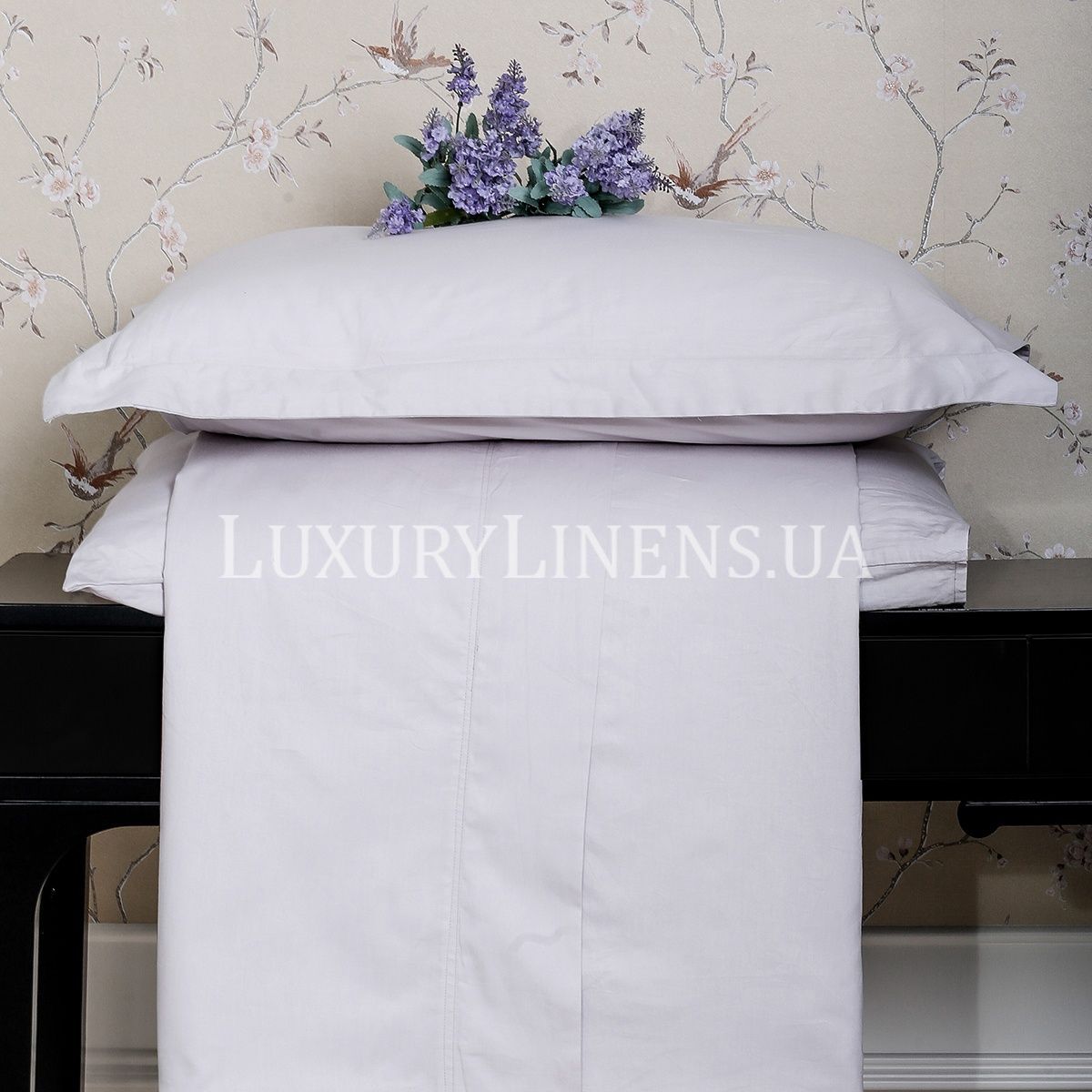 Простирадло LUXURY LINENS Basic Line Grey 2 260x270 купити за найкращою ...